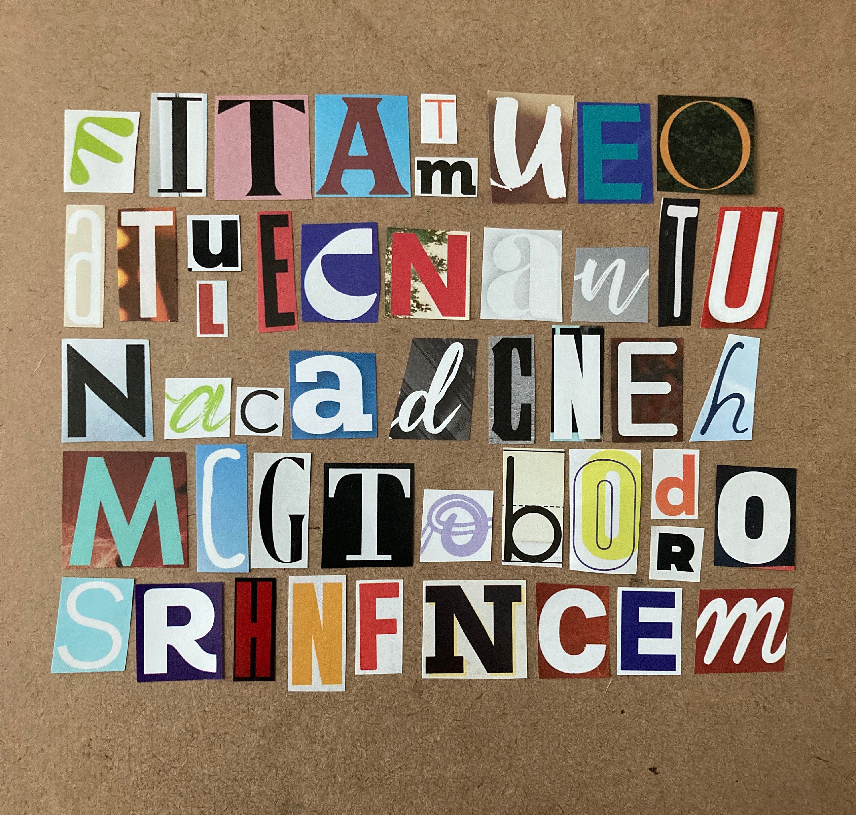 Assorted Magazine Letters for Collage & Junk Journals, Magazine ...