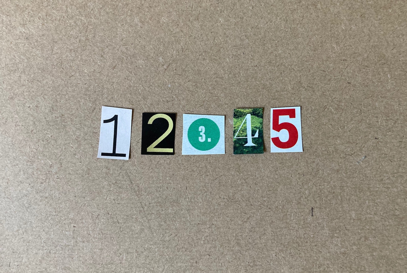 Number Cutouts, Magazine Numbers - Etsy