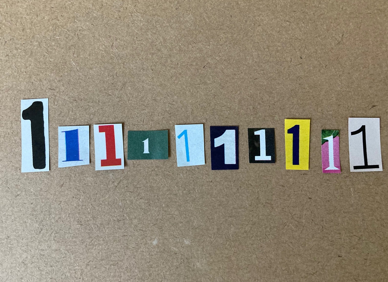 Number Cutouts, Magazine Numbers - Etsy