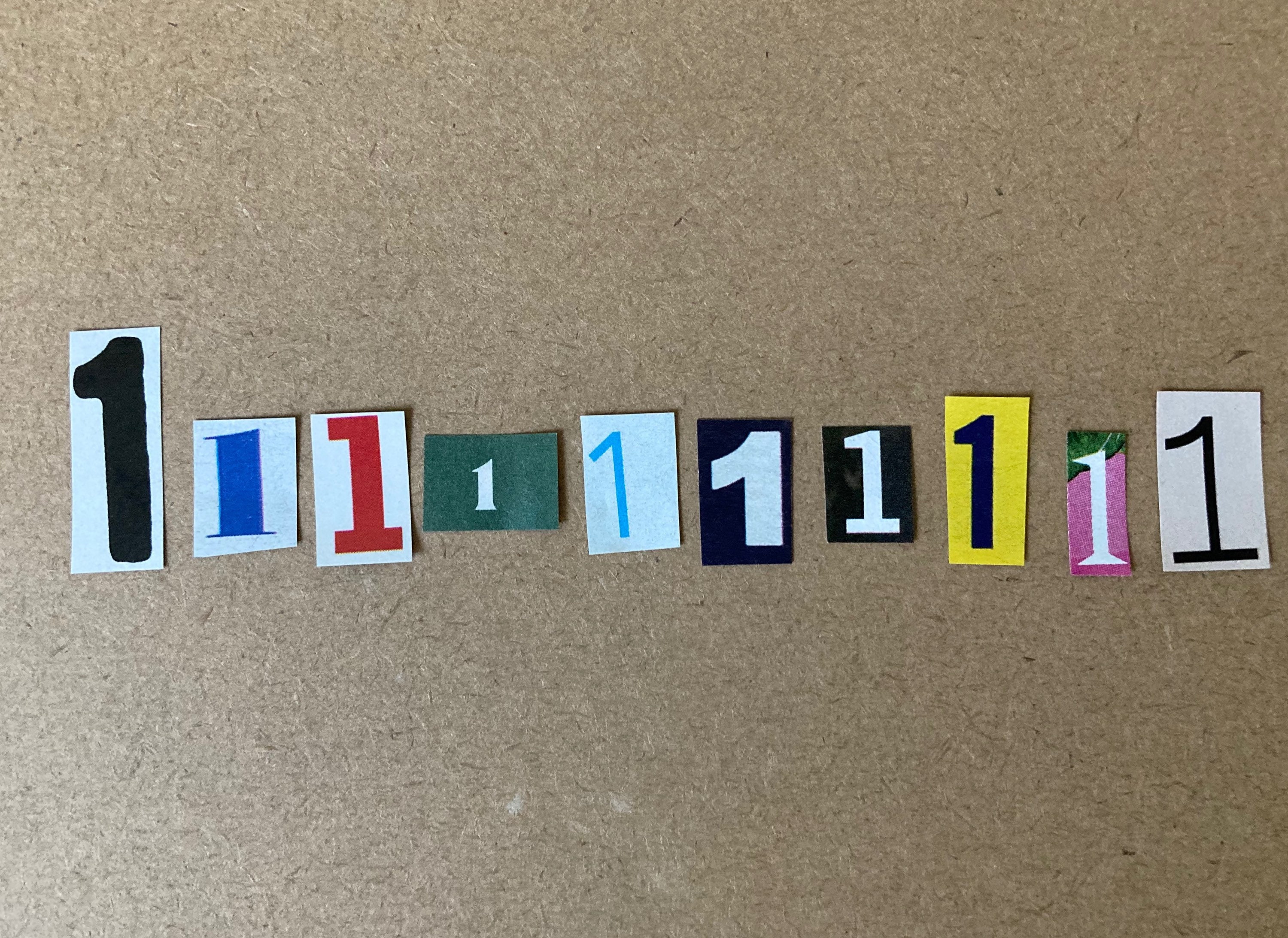 Number Cutouts, Magazine Numbers - Etsy