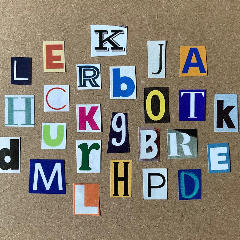 Magazine Letters - Etsy