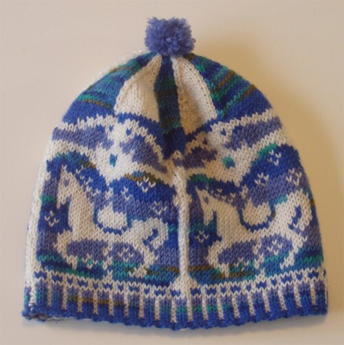 Knitting Pattern: Hat ("merry-go-round"), Baby and Child Sizes (PDF) - Etsy