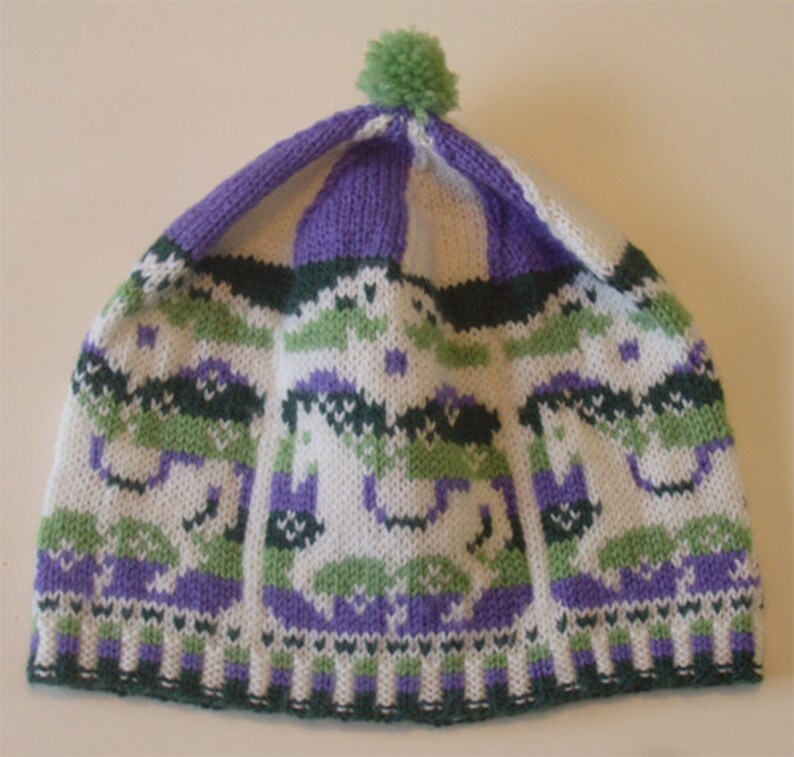 Knitting Pattern: Hat ("merry-go-round"), Baby and Child Sizes (PDF) - Etsy