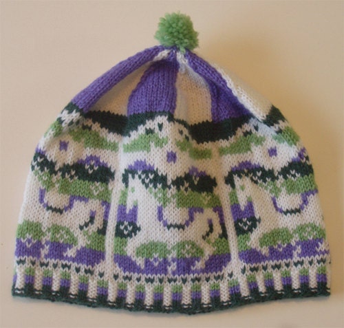 Knitting Pattern: Hat ("merry-go-round"), Baby and Child Sizes (PDF) - Etsy