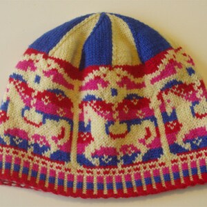 Knitting Pattern: Hat ("merry-go-round"), Baby and Child Sizes (PDF) - Etsy