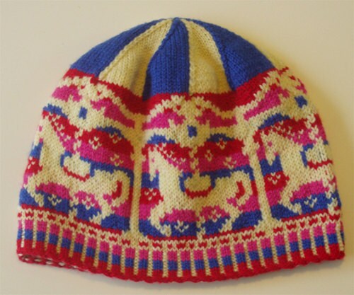 Knitting Pattern: Hat ("merry-go-round"), Baby and Child Sizes (PDF) - Etsy