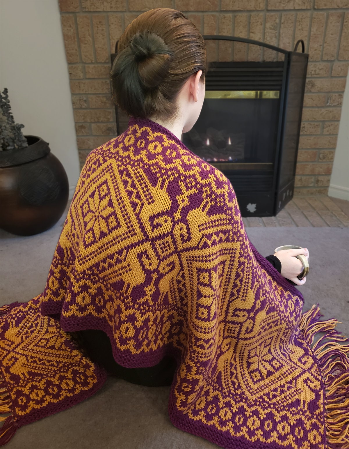 Knitting Pattern: Wrap or Shawl ("vigil") (PDF) - Etsy