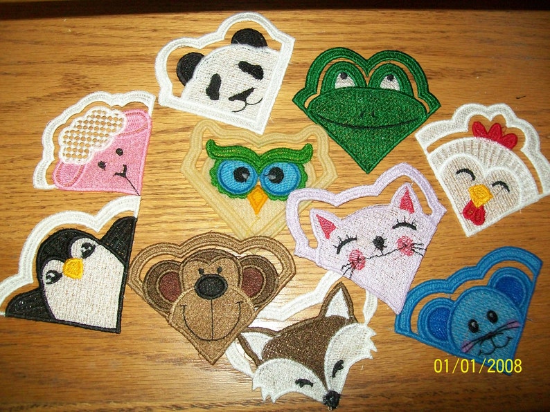 FSL Corner Critter Bookmarks, Choice of Lamb, Fox, Monkey, Cat, Owl ...