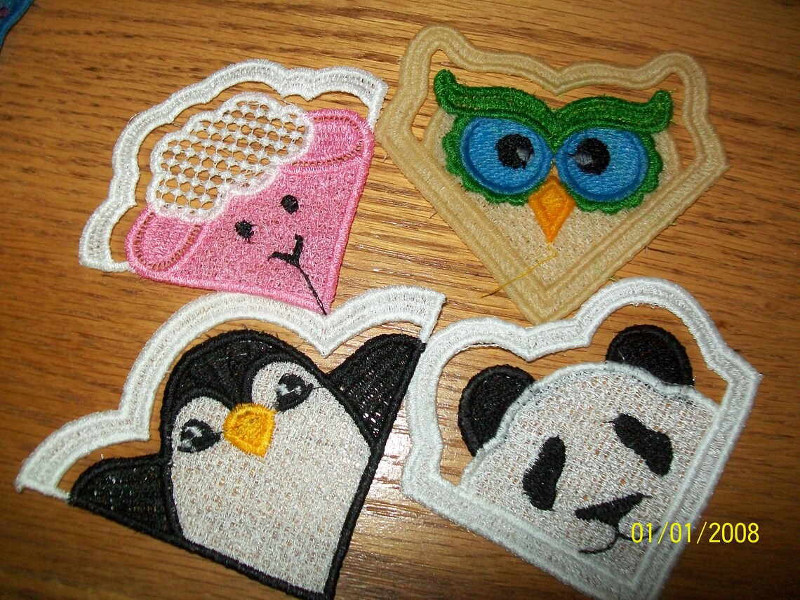 FSL Corner Critter Bookmarks, Choice of Lamb, Fox, Monkey, Cat, Owl ...