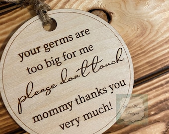 Germs Baby Sign - Etsy