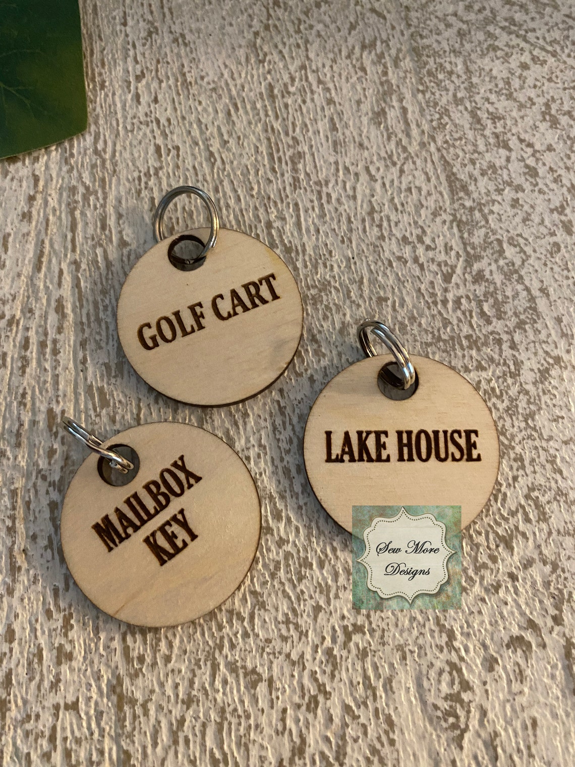 Key Tags Laser Cut Custom Tags Front Door Back Door - Etsy