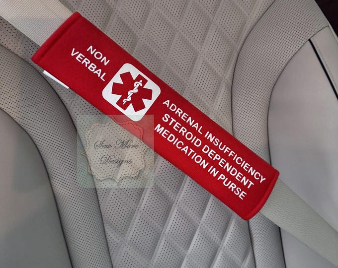 Addison's Disease Medical Alert Car Decal, Adrenal Insufficiency ...