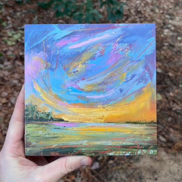 6x6 Painting - Etsy