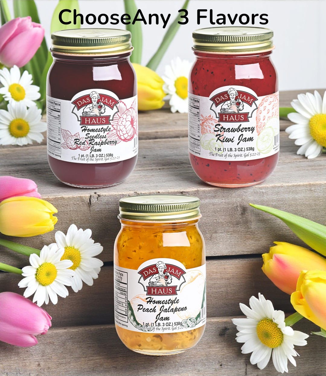 Build Your Own 3 Pack Jam Bundle — Mix & Match Any Standard Flavors - Etsy