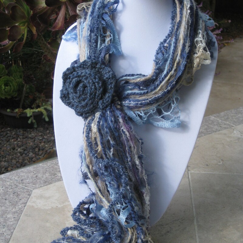 Denim Scarf - Etsy
