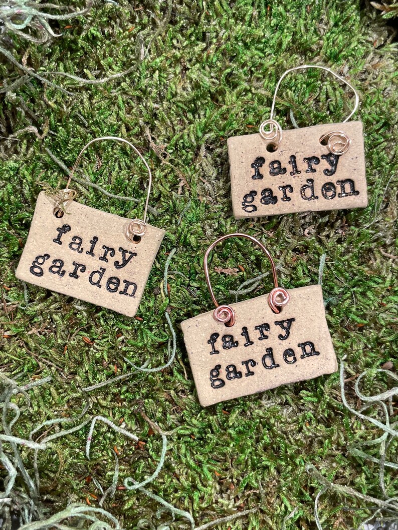 Fairy Garden Signs Outdoor Garden Sign Miniature - Etsy