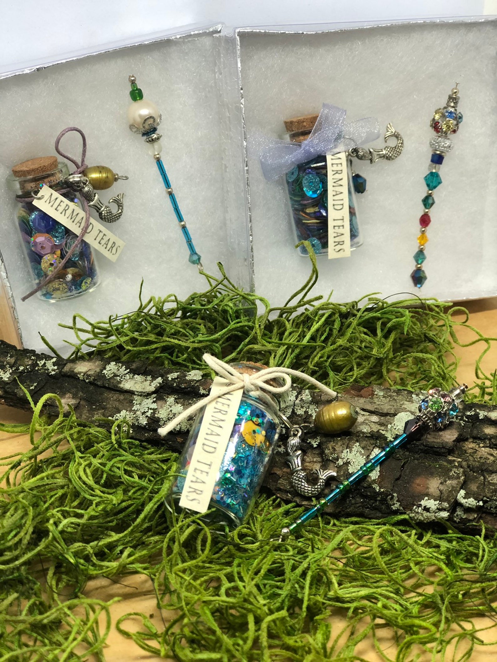 Mermaid Tears, Fairy Dust, Spell Bottle, Pixie Dust, Miniatures, Wand ...