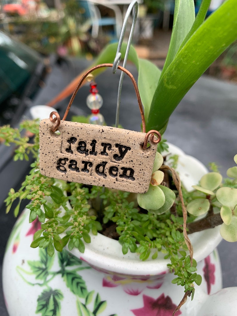Fairy Garden Signs Outdoor Garden Sign Miniature - Etsy