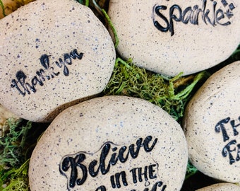 Message Stones | Etsy