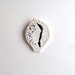 Cowrie Shell Brooch Hand Embroidered on Cream Muslin With Cream Felt ...