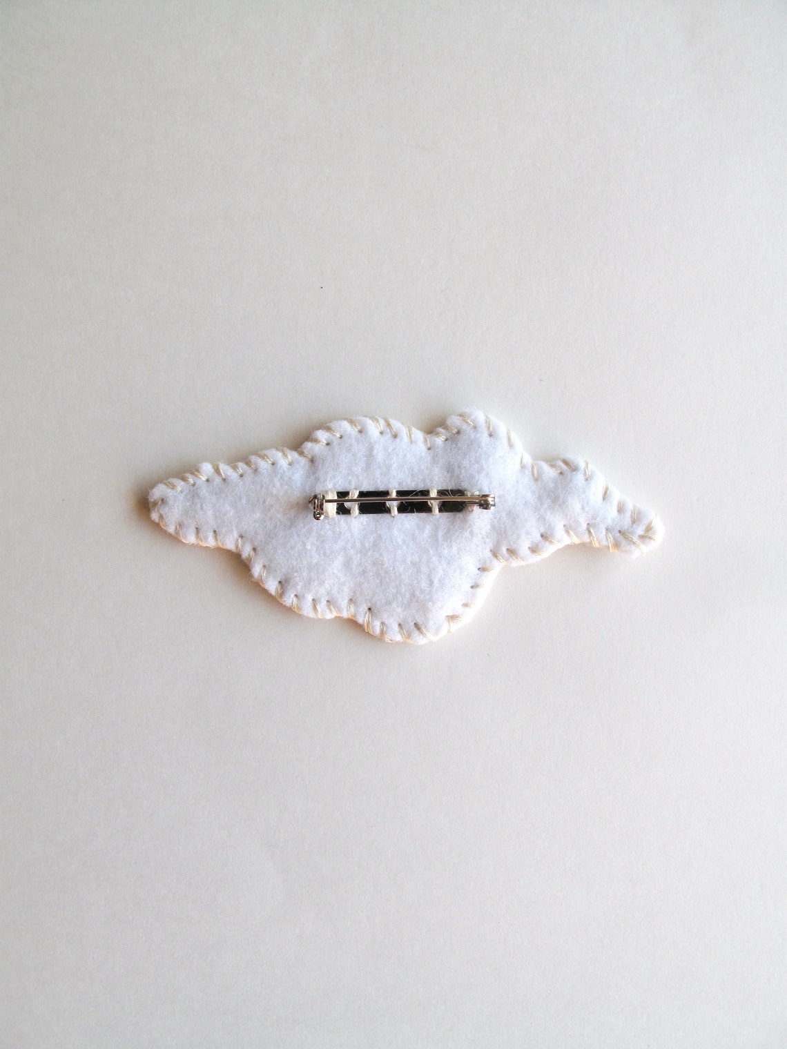 Hand Embroidered Snake Brooch in Various Gray and Pink Colors - Etsy