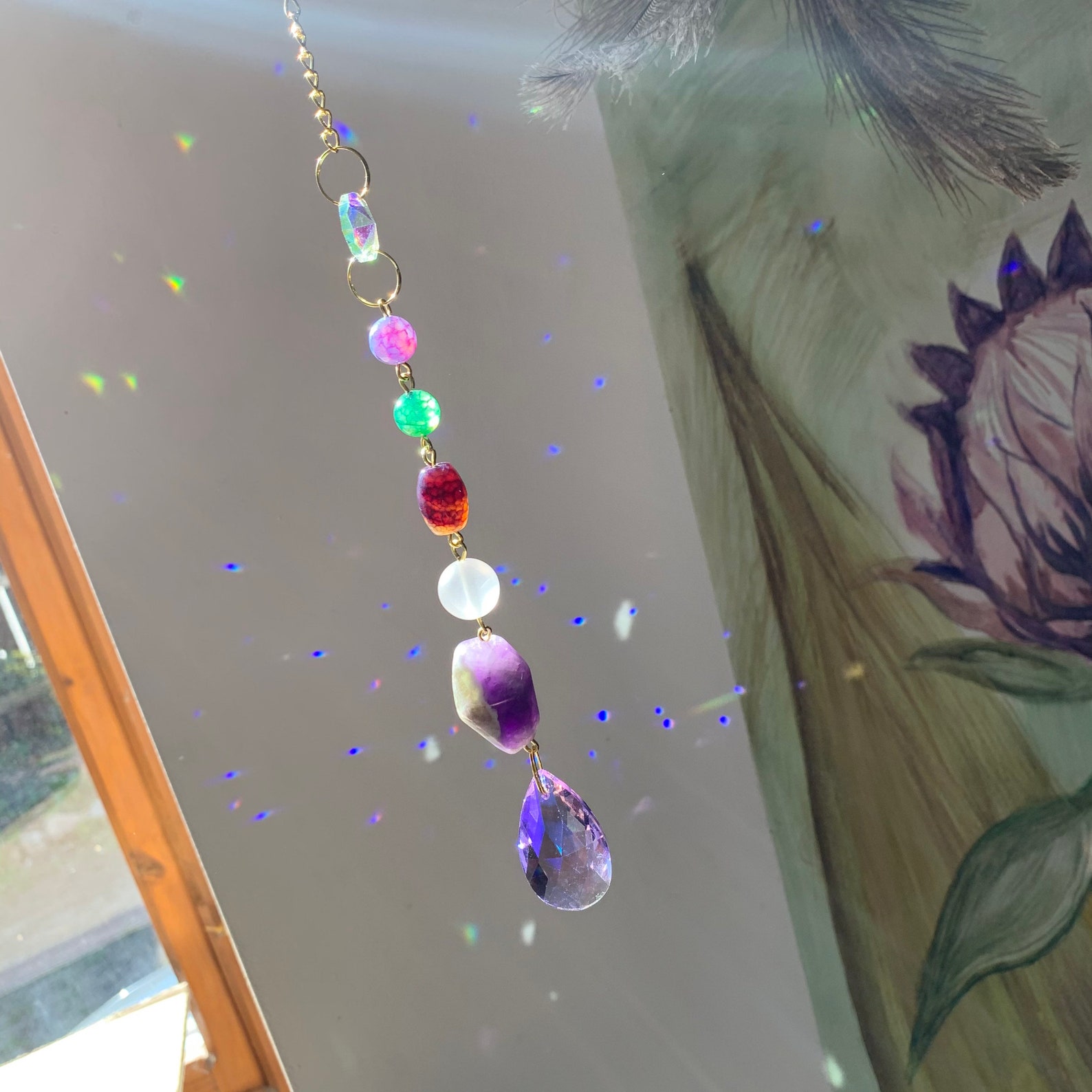 Suncatcher Window Decor Sun Catching Ornament, Window Hanging Home ...