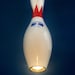 Bowling Pin Pendant Light. LED Bulb. - Etsy