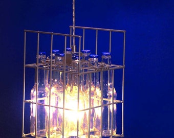 Bowling pin Pendant Light. LED bulb. | Etsy