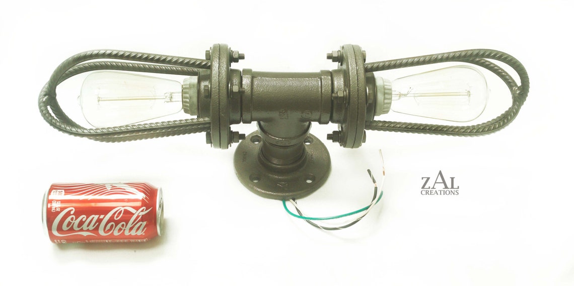 Rebar Sconce. Wall Light. Ceiling Light. Vanity Light. Industrial ...