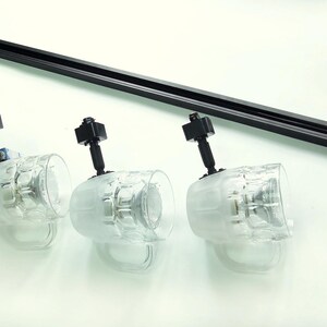 Track Lighting Fixture, Beer Mugs. 3 Track Lights & Track. - Etsy