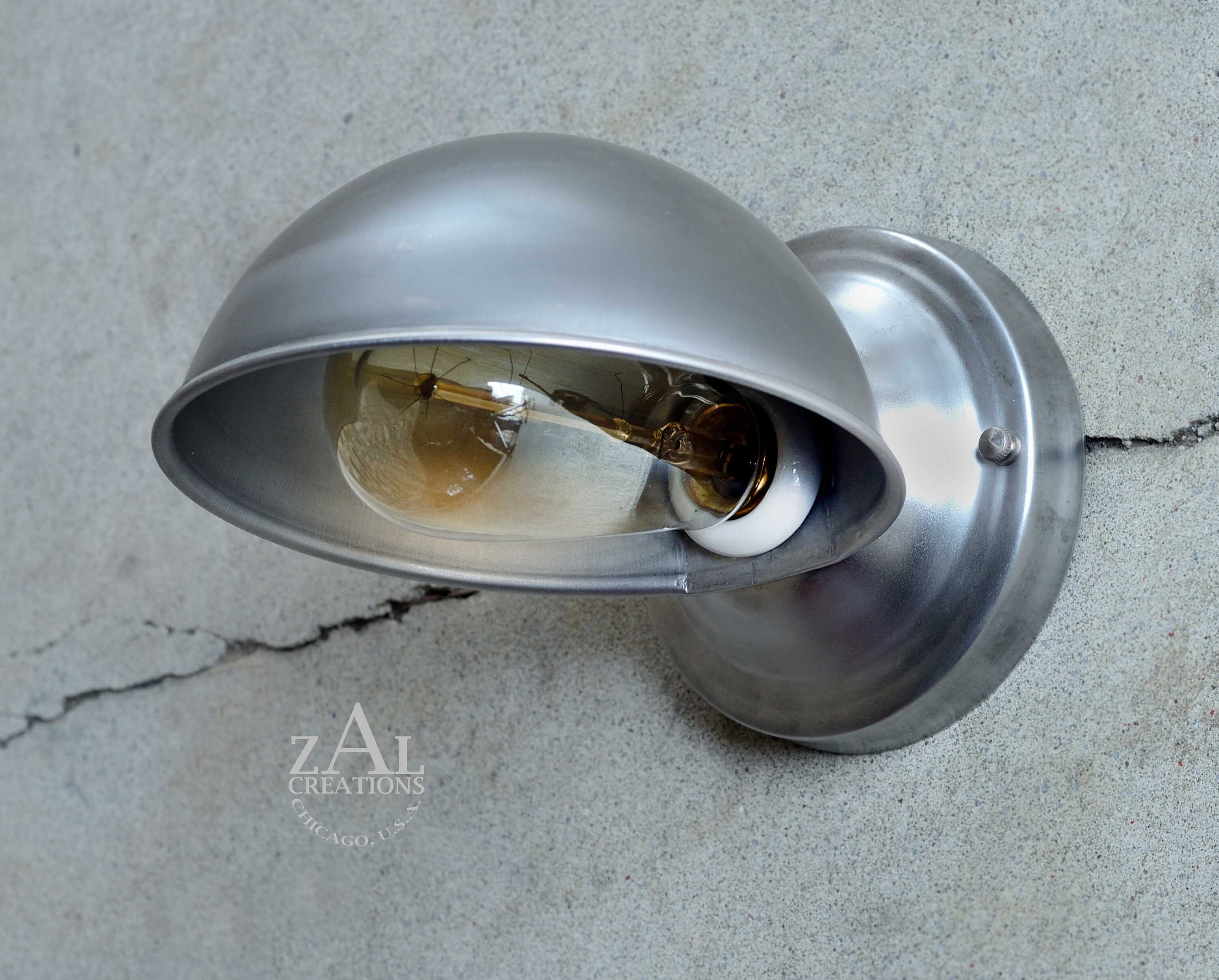 Wall light. Picture Light. Parabolic shade Sconce. Industrial. | Etsy