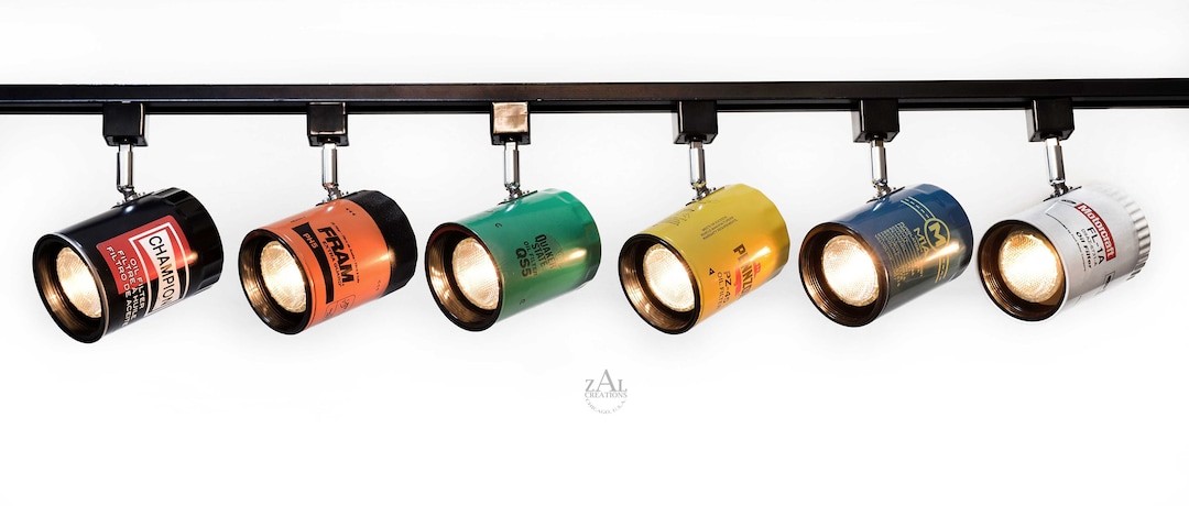 Oil Filter Track Lights and Track. Track Lighting Fixture. Various ...
