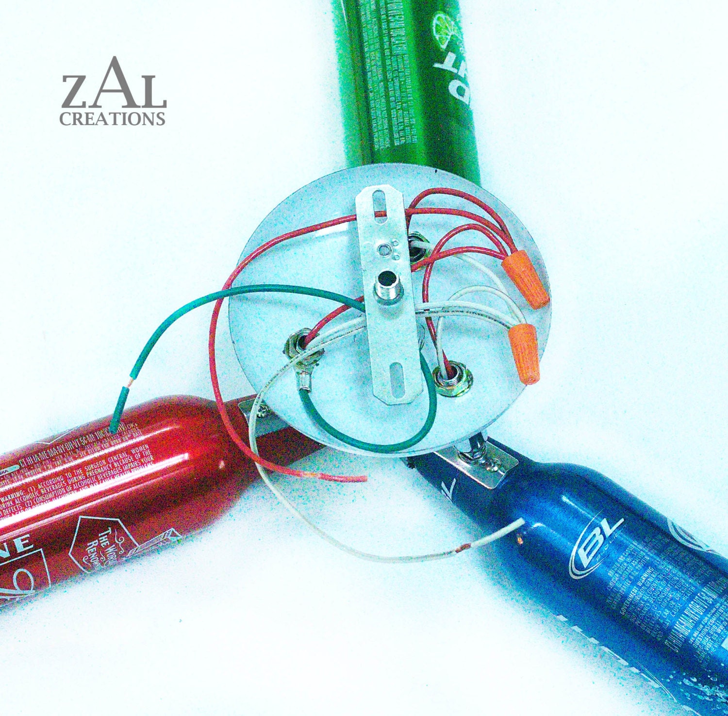 Ceiling Light Beer Bottle. Adjustable Beam Light. | Etsy