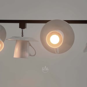 Track Lights & Track. Track Lighting Fixture, Coffee Mug, Tea Cup ...