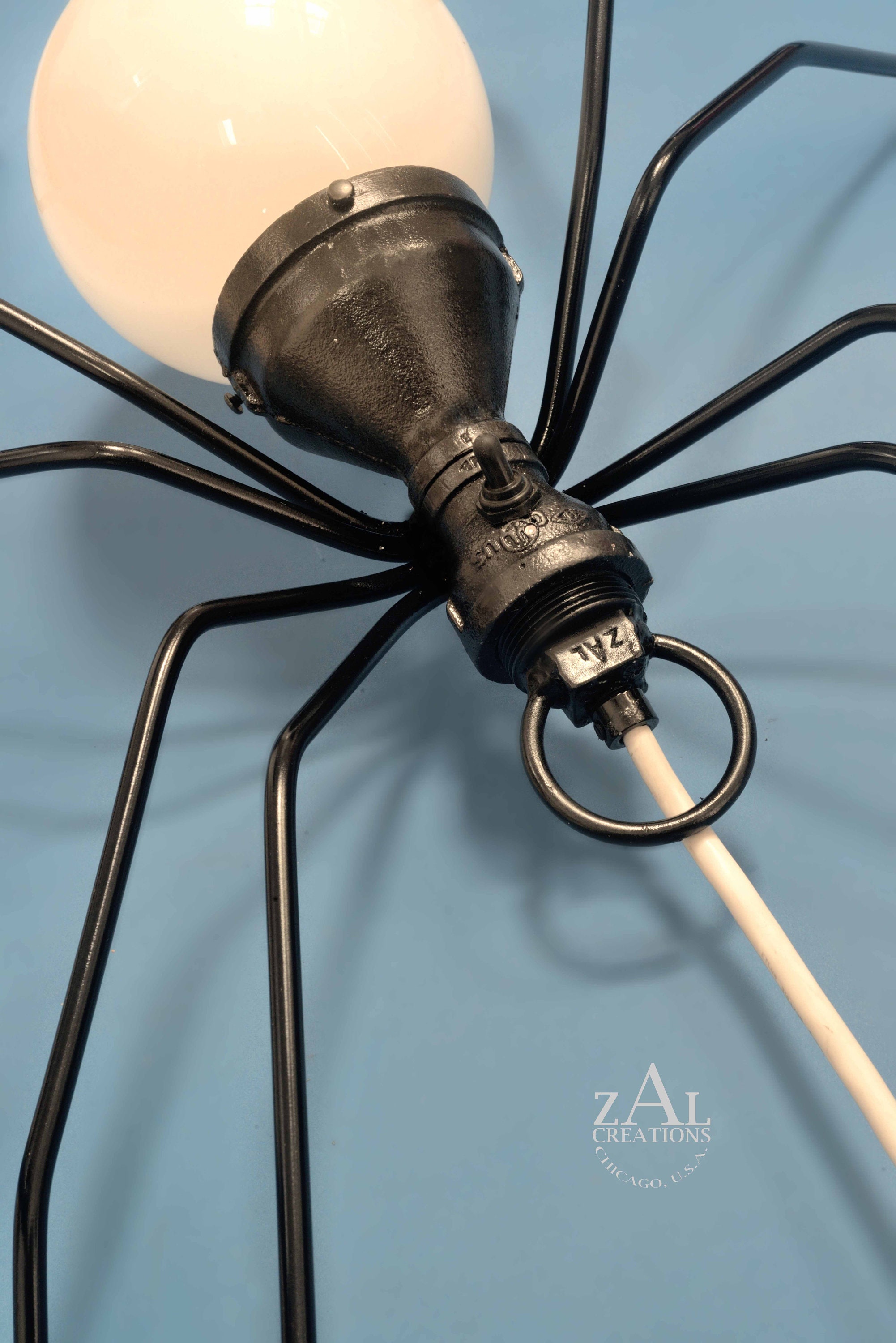 Spider Light. Table Lamp. Wall Light. Pendant Light. Black Widow. Giant ...