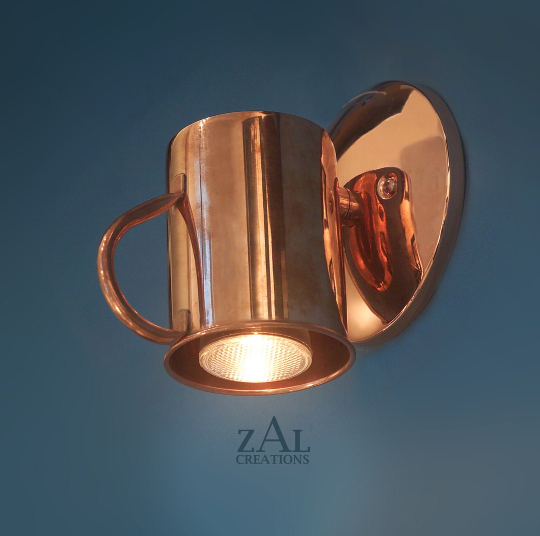 Sconce. Wall Light. Copper Mug, Moscow Mule, Vodka Buck. - Etsy