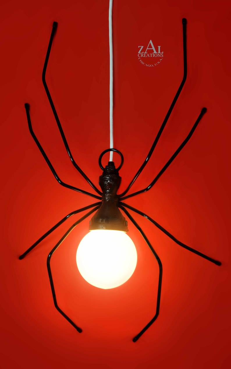 Spider Light. Table Lamp. Wall Light. Pendant Light. Black Widow. Giant ...