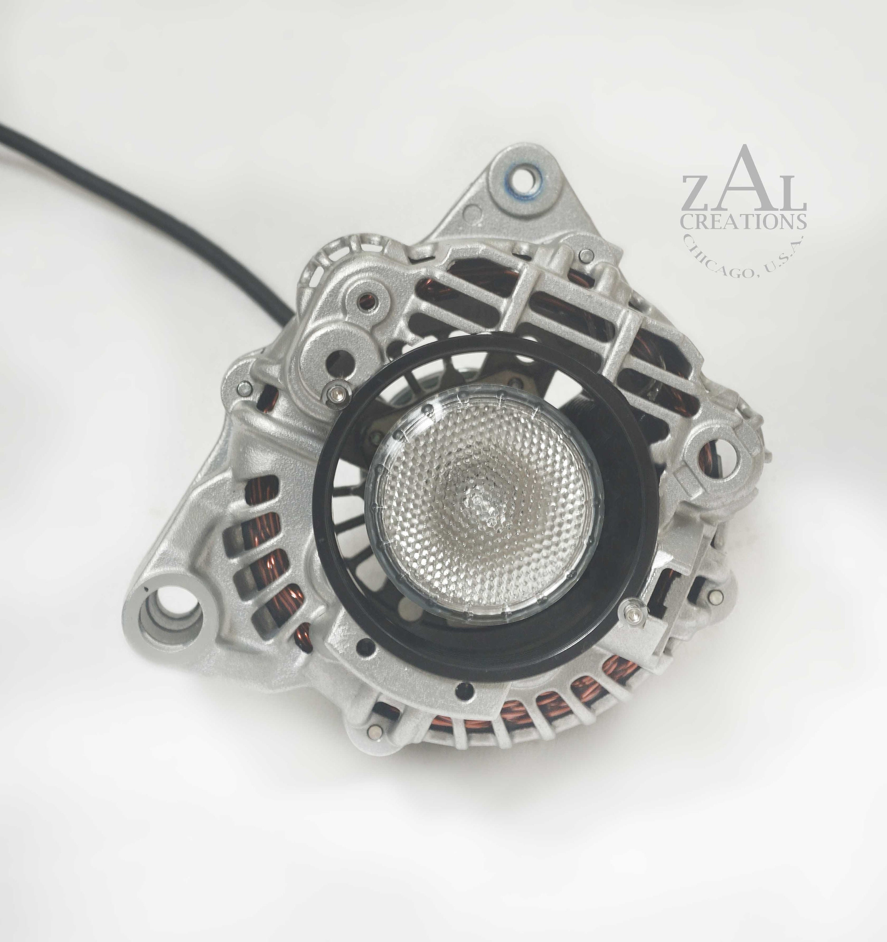 Alternator Pendant Light. Automotive Generator Lamp. - Etsy