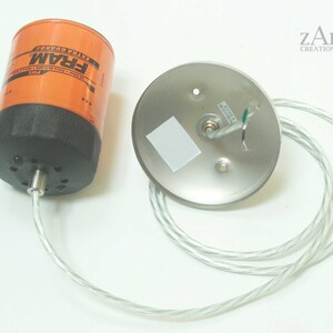 Pendant Light, Oil Filter. - Etsy
