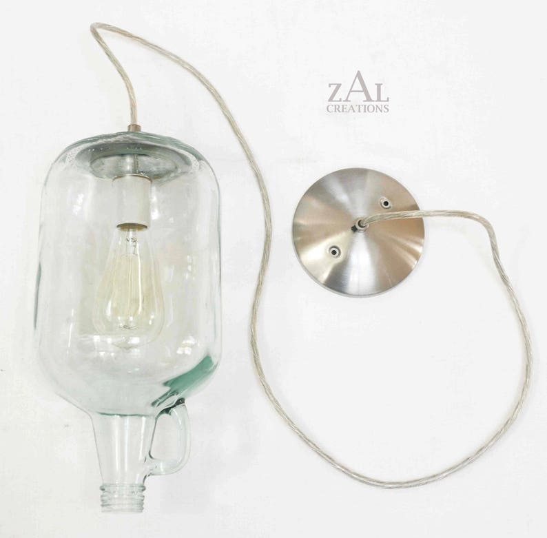 Pendant Light Wine Jug Edison Antique Lamp Kitchen Island Ceiling ...