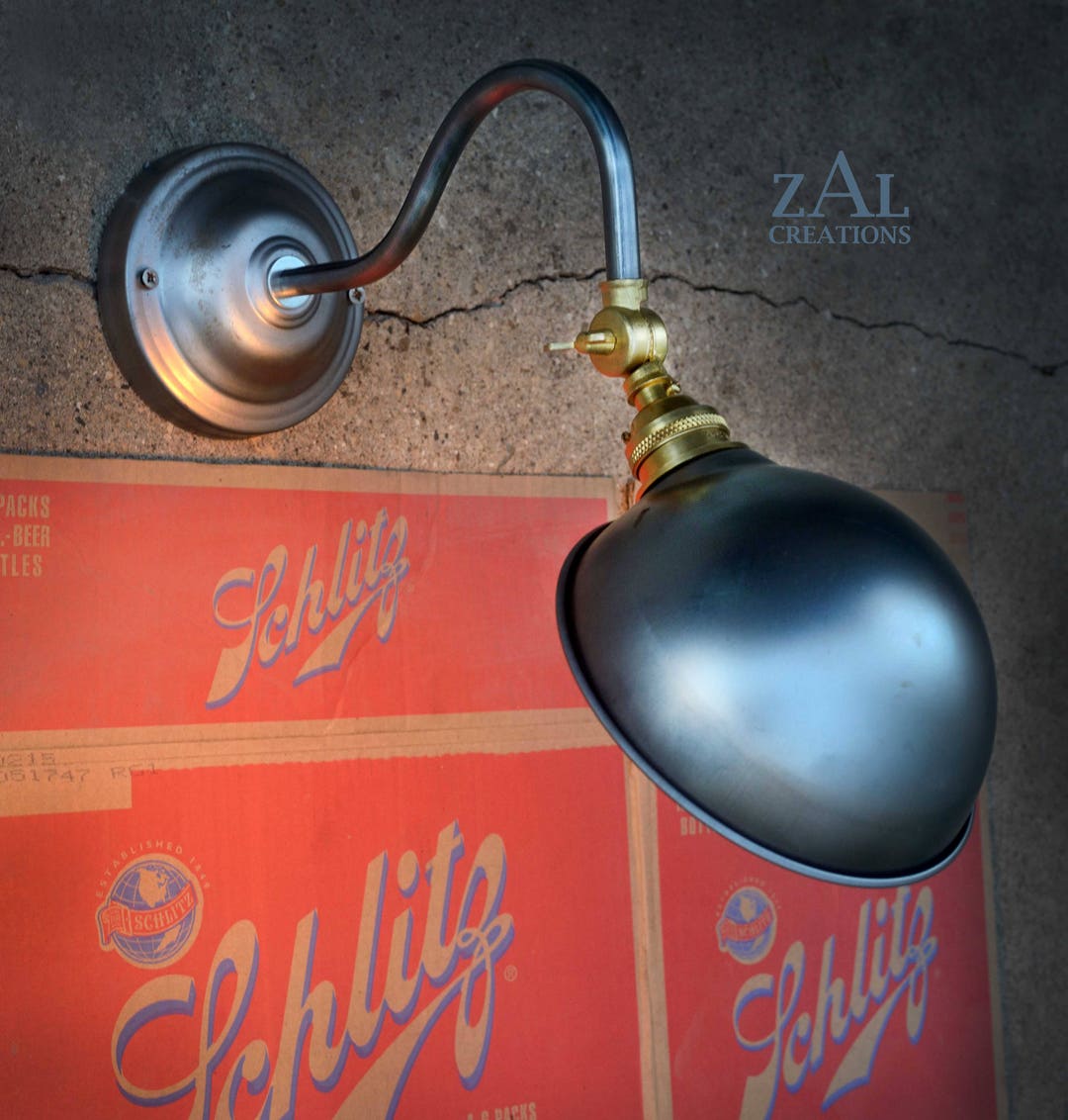 Articulating Wall Light. Picture Light. Gooseneck Adjustable Parabolic ...