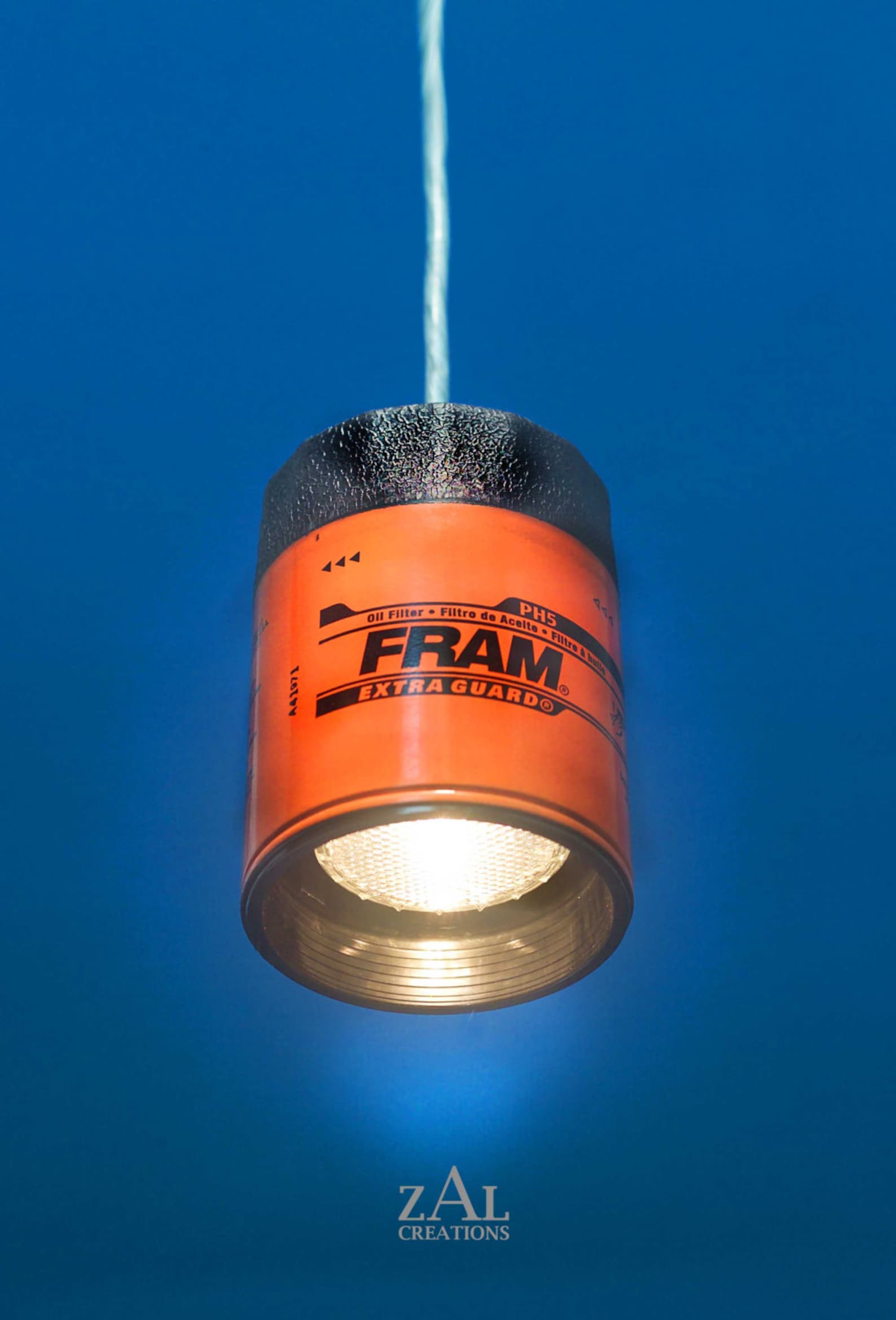 Pendant Light, Oil Filter. - Etsy