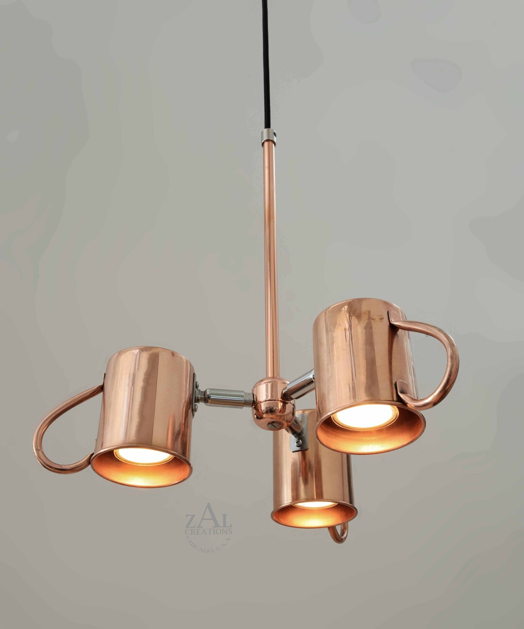 Copper Mug Moscow Mule Pendant Light. Chandelier. - Etsy