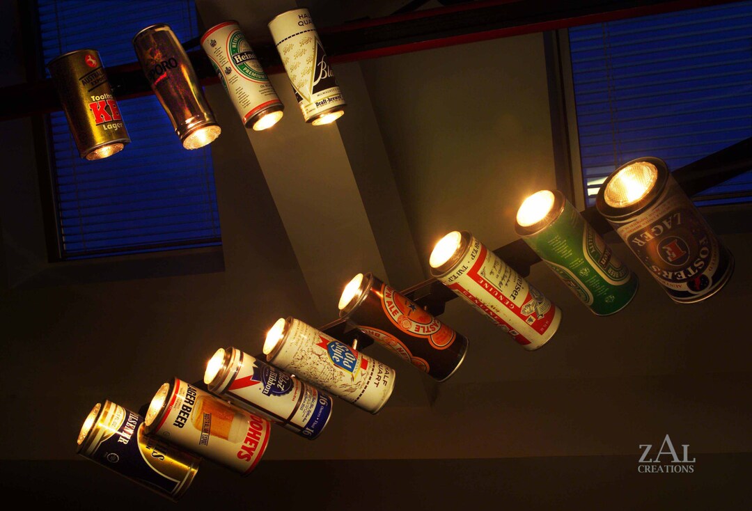 Track Light, Vintage Beer Can Track Light. 1. - Etsy