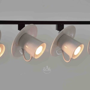 Track Lights & Track. Track Lighting Fixture, Coffee Mug, Tea Cup ...
