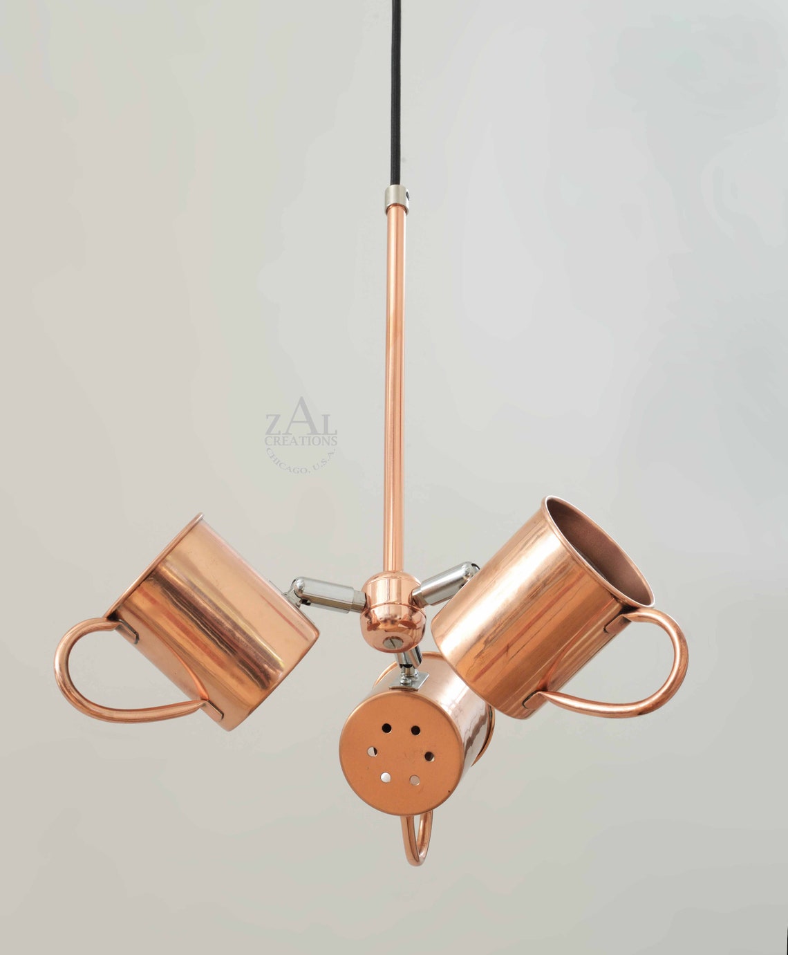 Copper Mug Moscow Mule Pendant Light. Chandelier. - Etsy