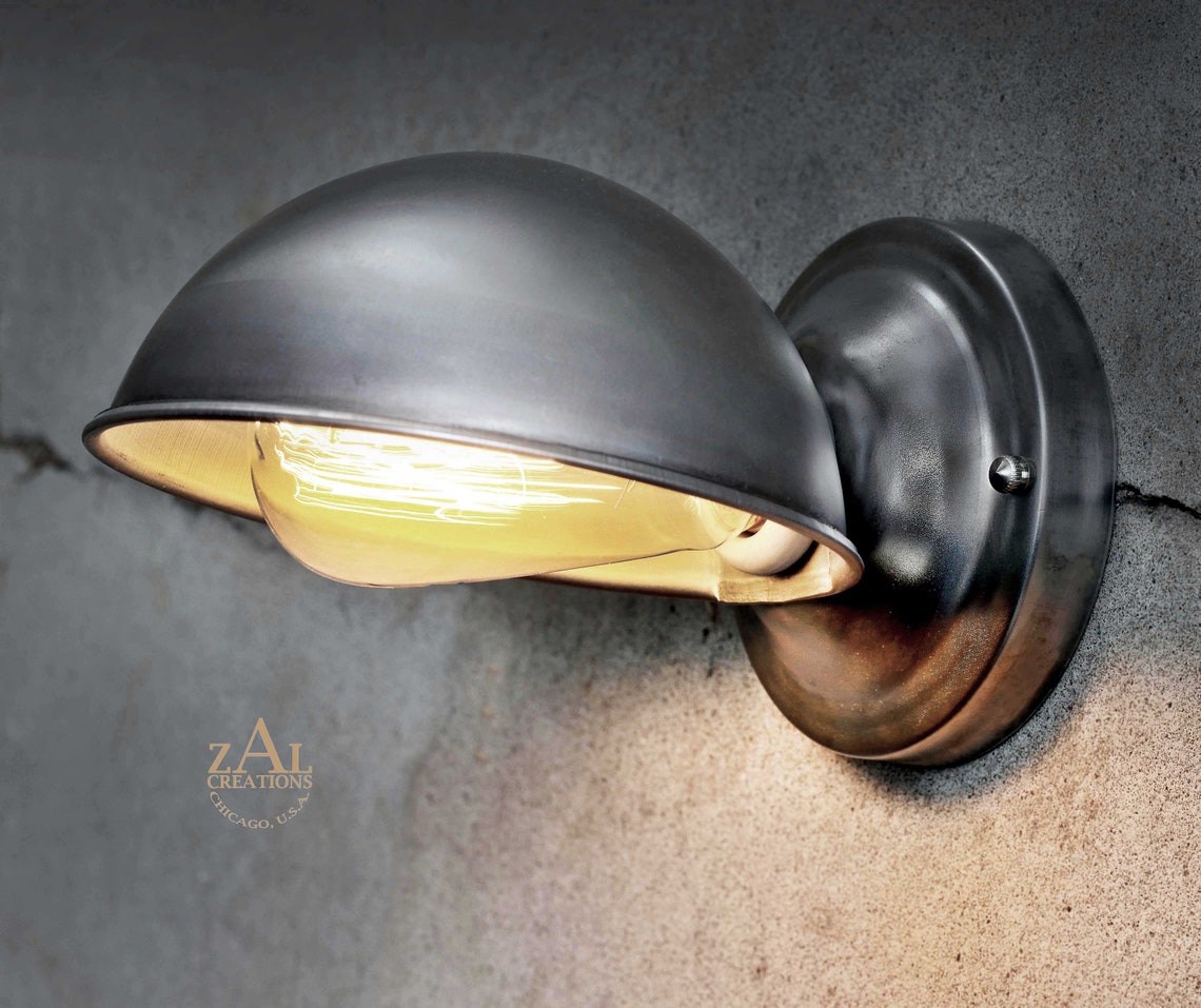 Wall Light. Picture Light. Parabolic Shade Sconce. Industrial. - Etsy