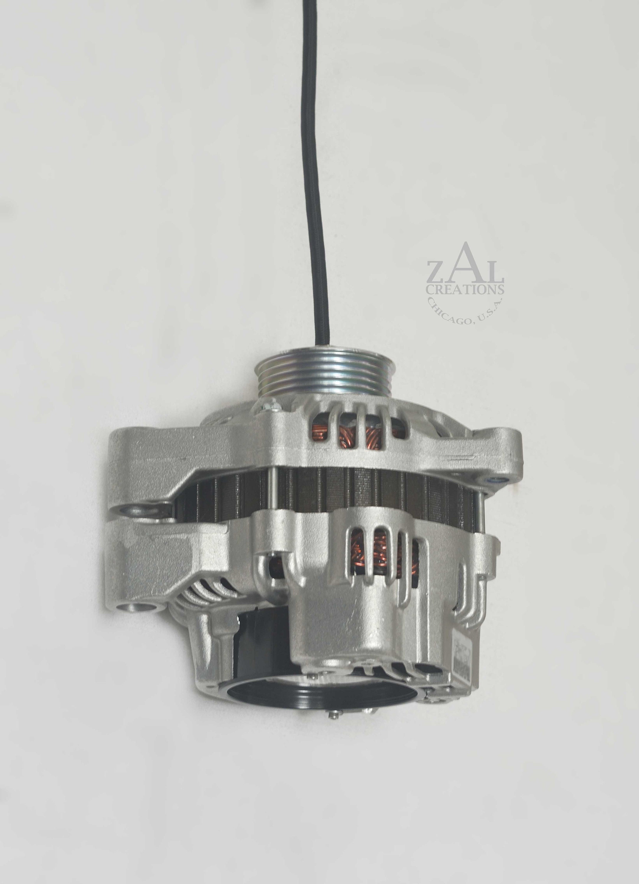 Alternator Pendant Light. Automotive Generator Lamp. - Etsy