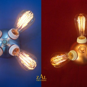 Ceiling Light, Sconce, Wall Light, 3-4 Socket Cluster. 5" - Etsy