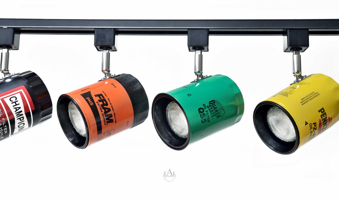 Oil Filter Track Lights and Track. Track Lighting Fixture. Various ...